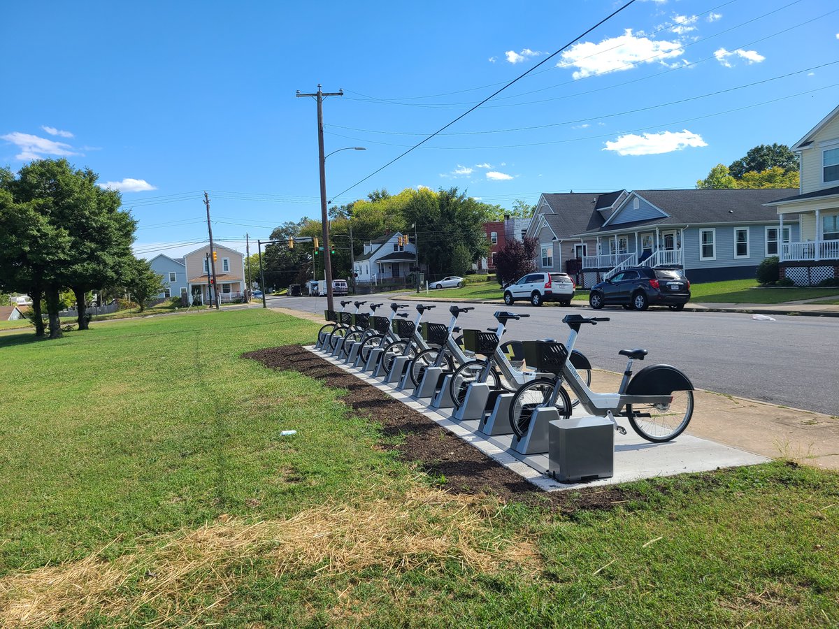 RVA Bike Share on Twitter: "Another RVA Bikeshare station is up and running in the Southside ...