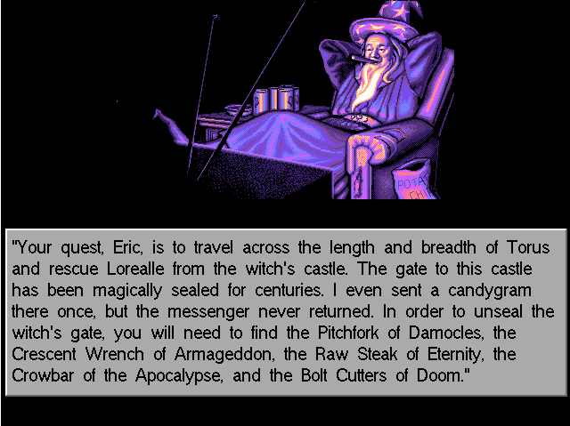 weirdo on Twitter: "RT @vg_history: eric the unready, screenshot, dos (1993) https://mobygames ...