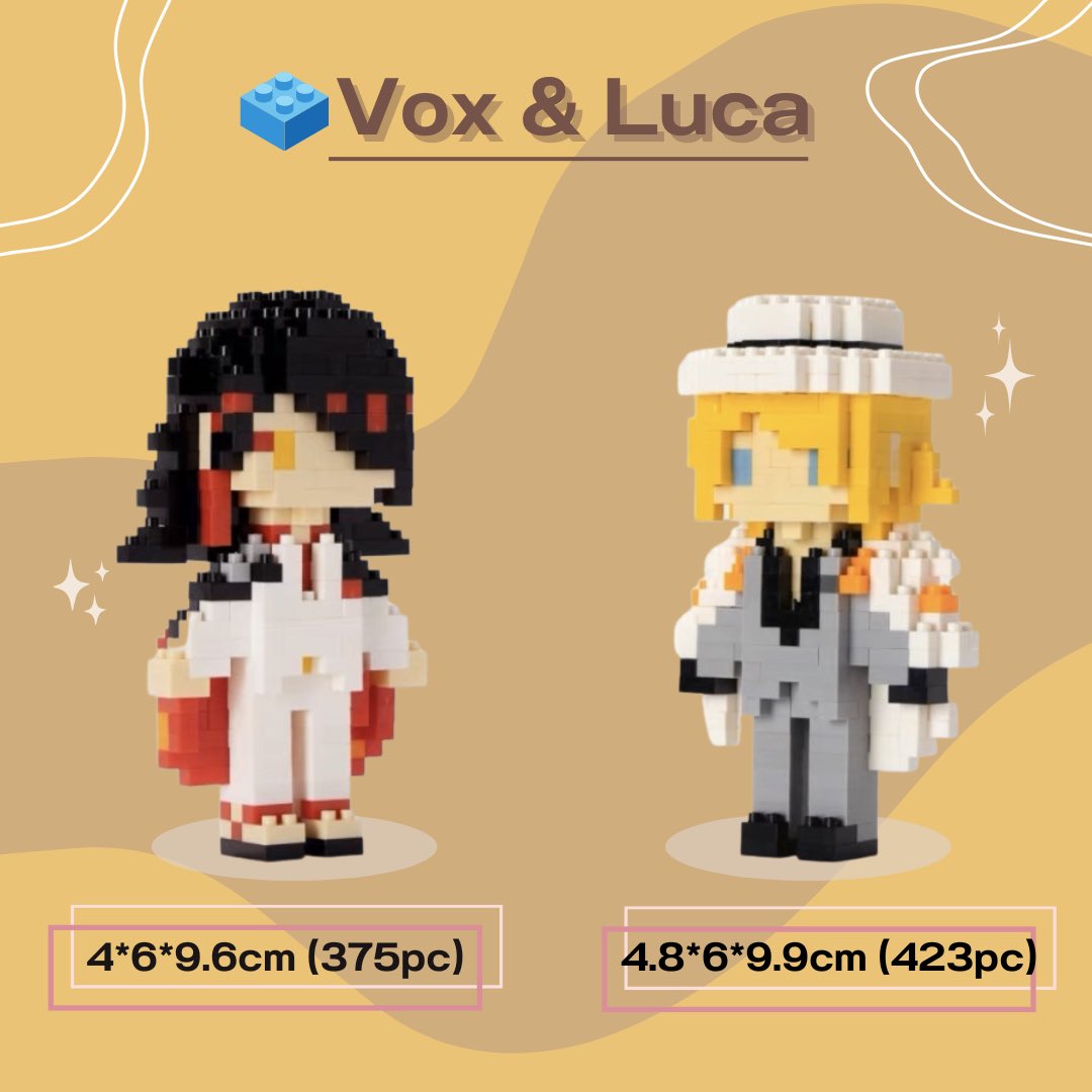 แซมบง ʕ•ᴥ•ʔ on Twitter: "Pre-order เลโก้ — Vox & Luca — ♡ ตัวละครละ 380฿ Vox 375 ชิ้น (4*6*9.6cm ...