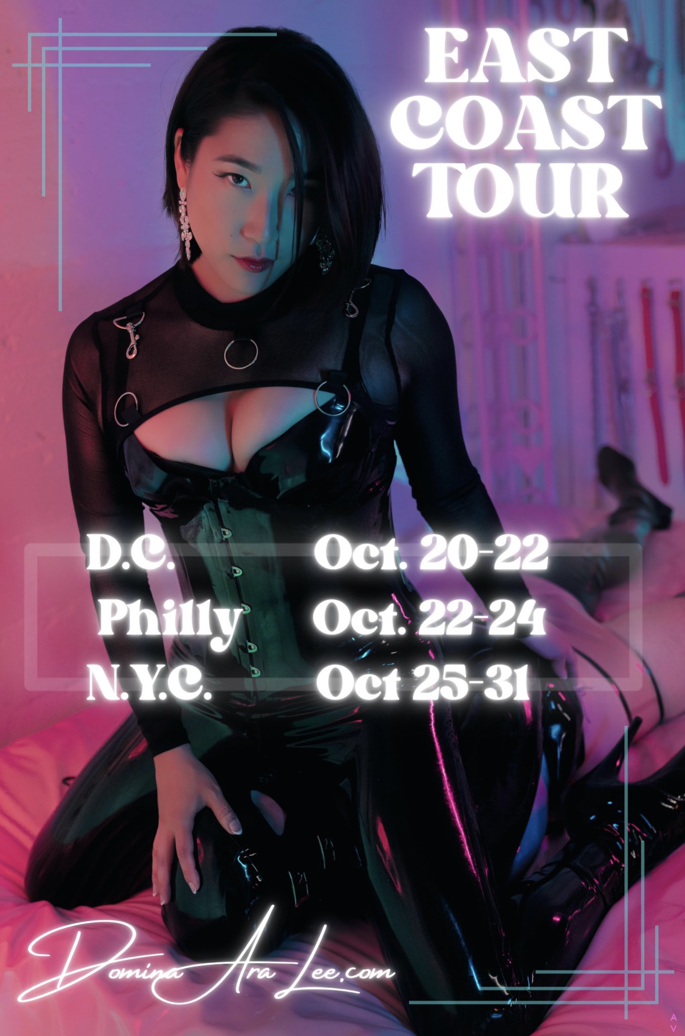 Domina Ara Lee on Twitter: "Apply to serve during My East Coast Tour ⁣ ⁣ Washington DC (October ...