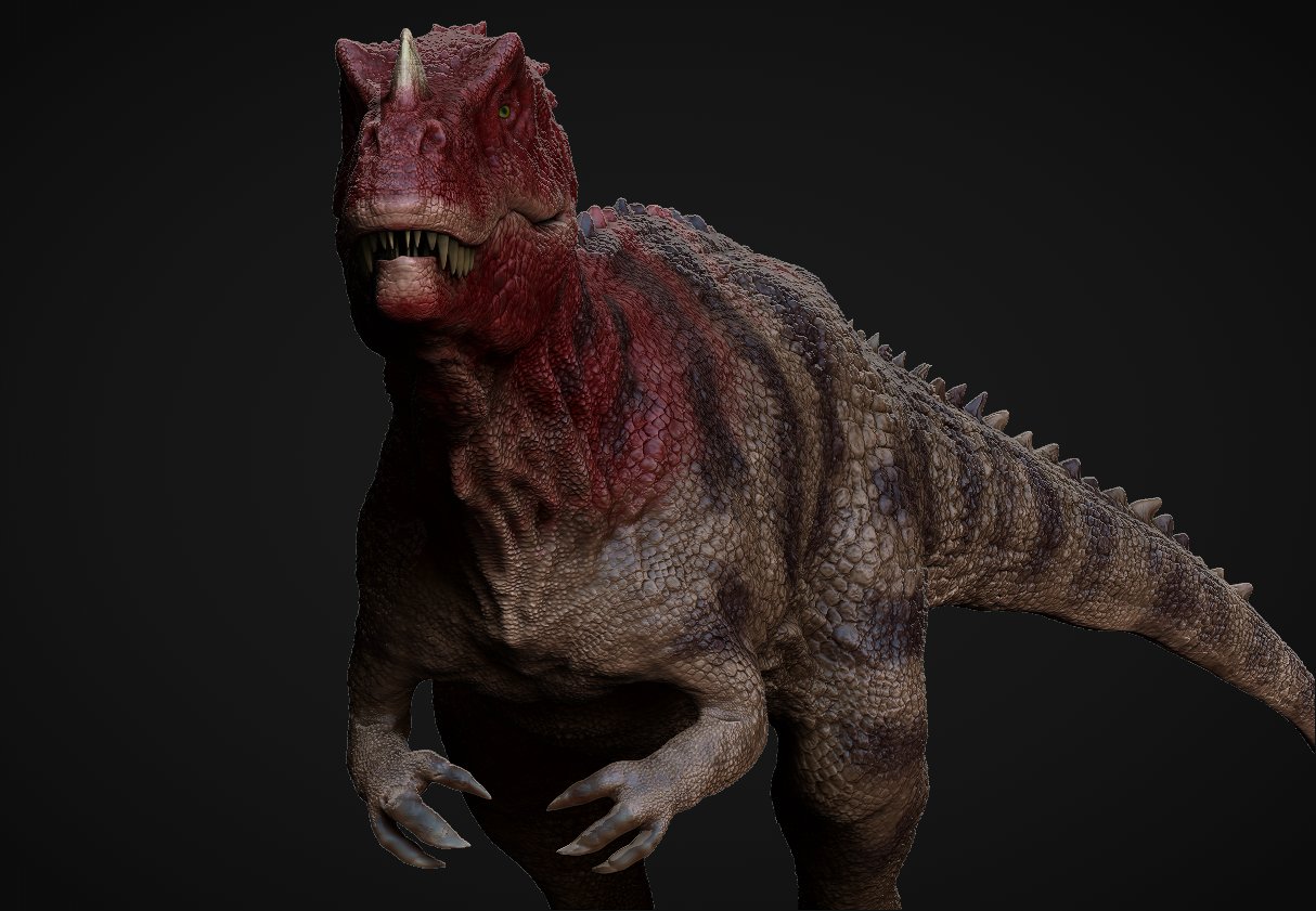 W.REX on Twitter: "#Zbrush #ceratorsaurus #jurassicworld #paleoart #Dinosaurs https://t.co ...
