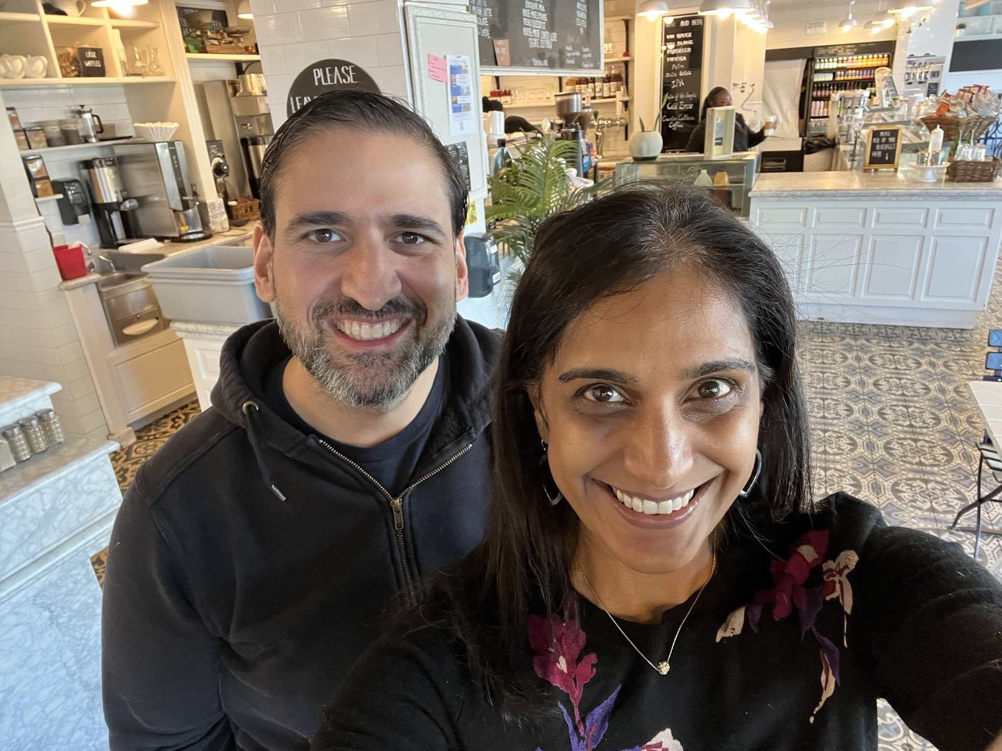 @AshaRangappa@masthead.social on Twitter: "It’s too early for🍷and 🍟 so @renato_mariotti and I ...