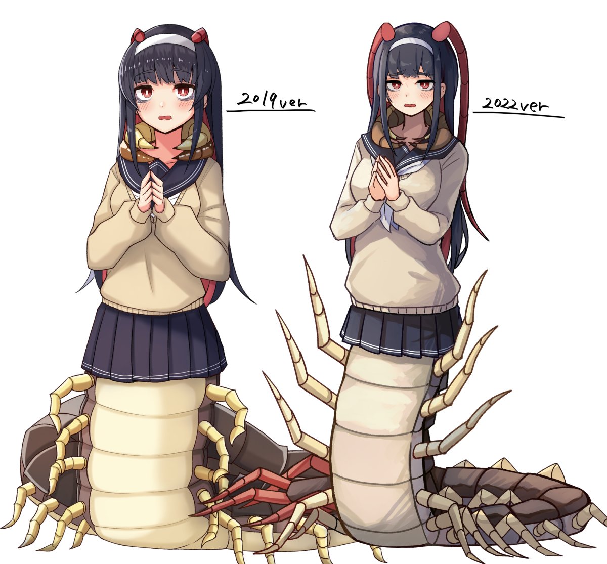 plan🐻熊野プラン on Twitter: "ムカデちゃんセルフリメイク https://t.co/Js7KHM8MX0" / Twitter