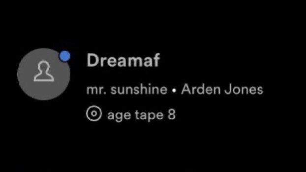 Dream’s Spotify on Twitter: "mr. sunshine • Arden Jones 12.18 pm (EST) https://t.co/xL6vgUMkWb ...