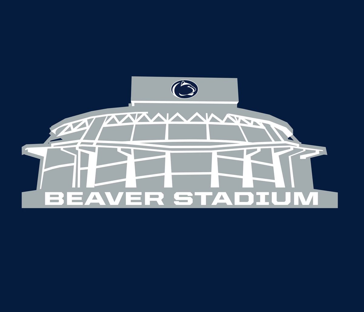 Beaver Stadium Silhouette