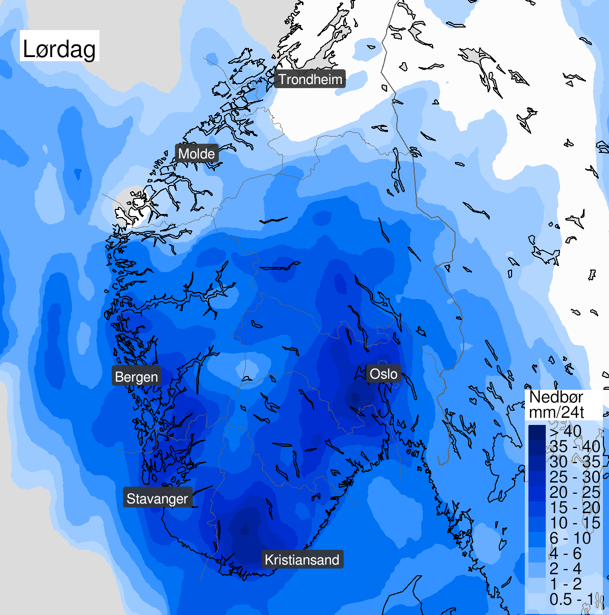 Meteorologene on Twitter: "Til helga er det bare å finne frem regntøyet eller planlegge ...