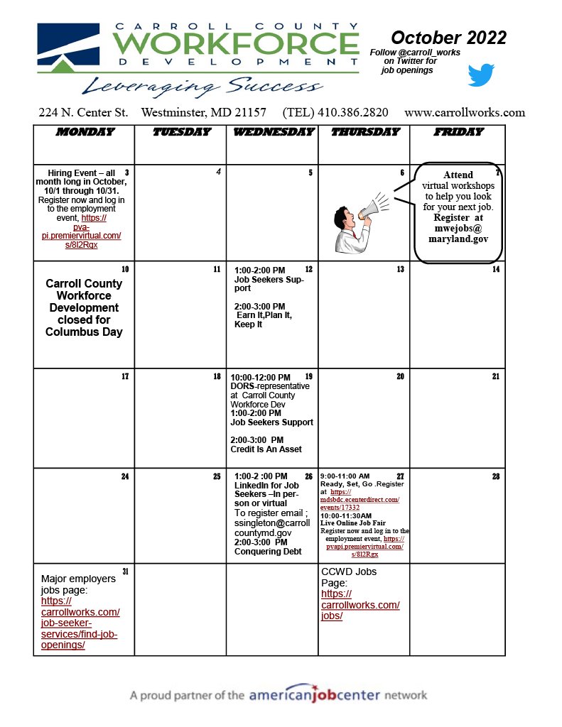 Summer Youth Program Participant Application - Carroll County Workforce ...