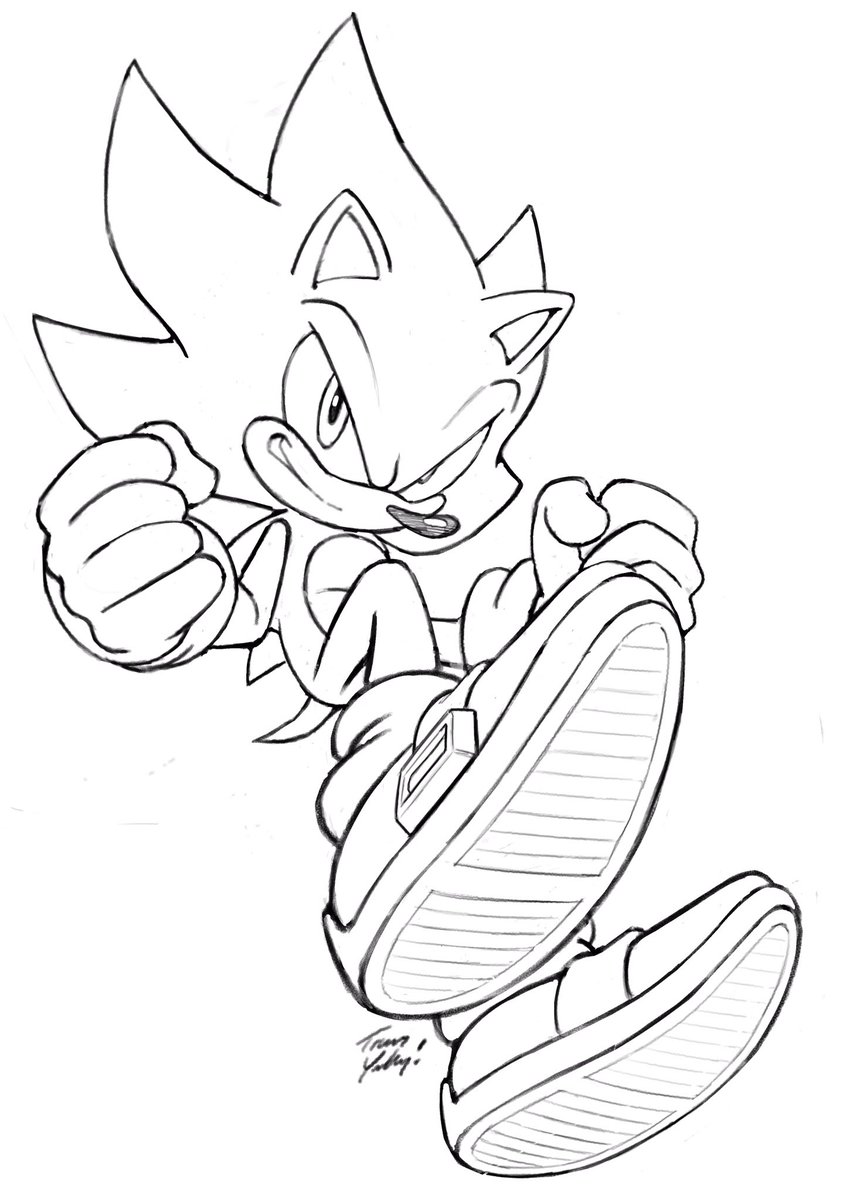 「Saw a bunch of him the other day and I wanted to draw Super 」Tracy ...