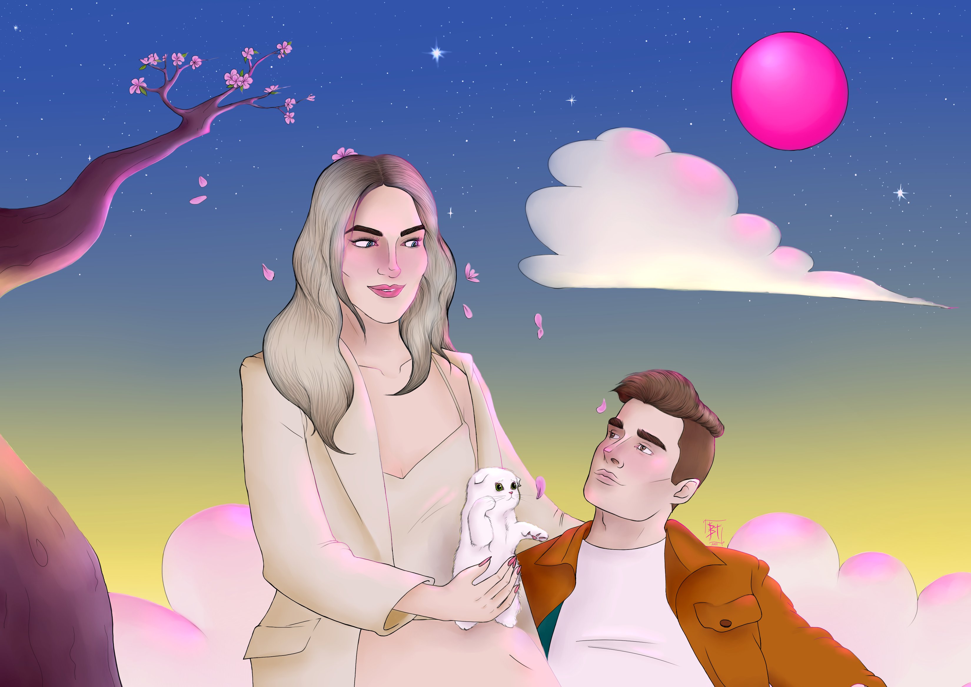 badtour on Twitter: "Posting this before Ludwig dyes his damn hair and it's not accurate anymore ...