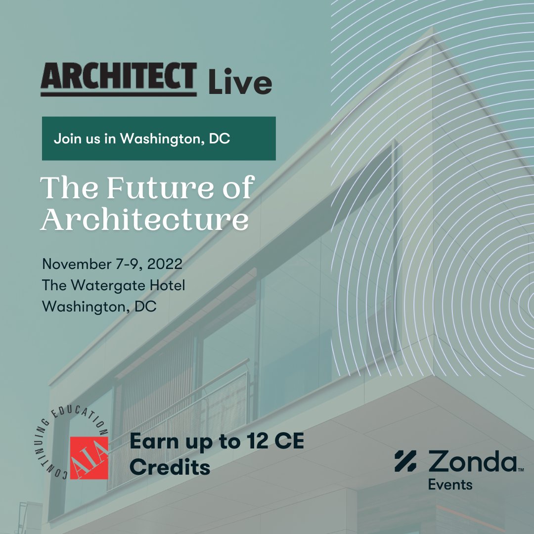 ARCHITECT Magazine on Twitter: "Join ARCHITECT from Nov. 7-9 to explore ...