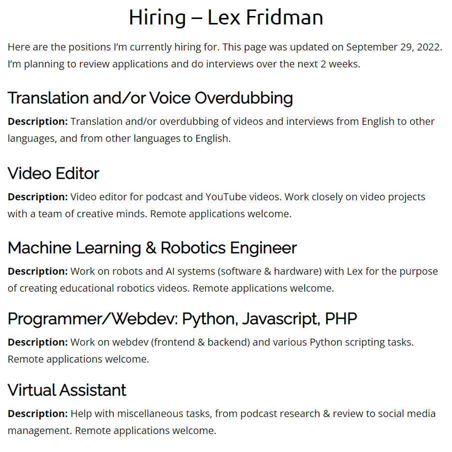 Lex Fridman (@lexfridman) / Twitter