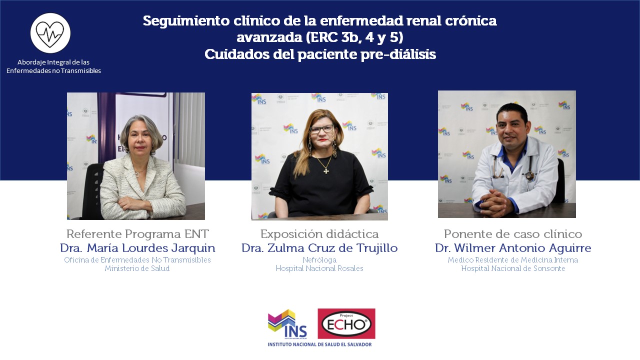 Instituto Nacional de Salud de El Salvador on Twitter: "En #TeleECHO del Programa Abordaje ...