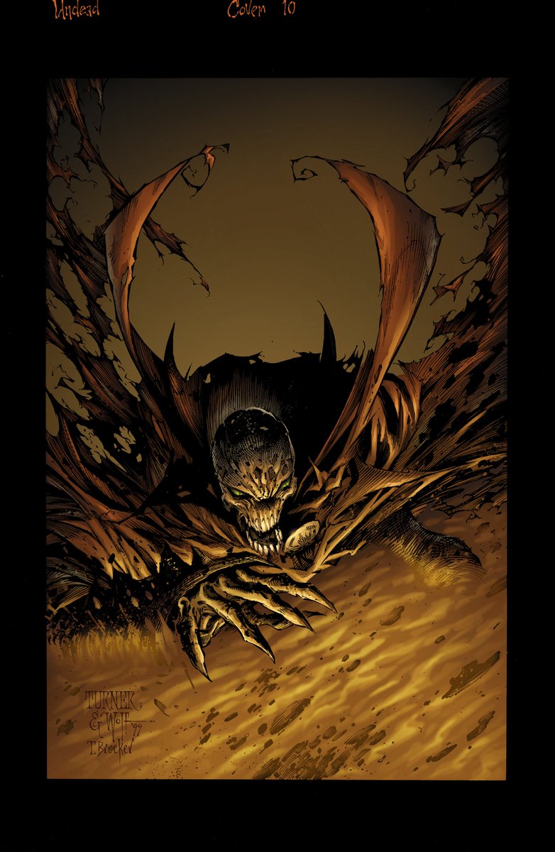 Daily Spawn Archive on Twitter: "The unused cover for Spawn: The Undead #10 (1999). This cover ...