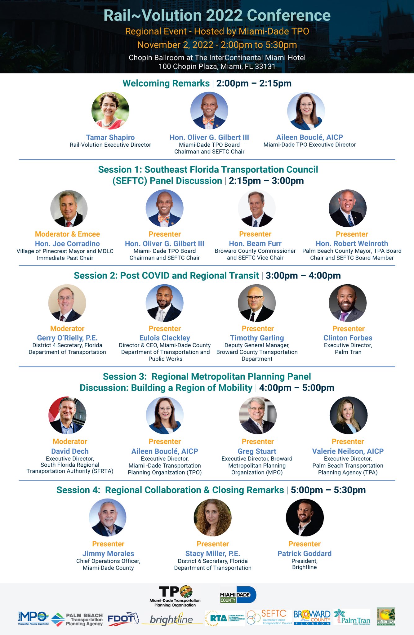 Miami-Dade TPO on Twitter: "The Miami-Dade TPO is hosting the free Regional Event during Rail ...