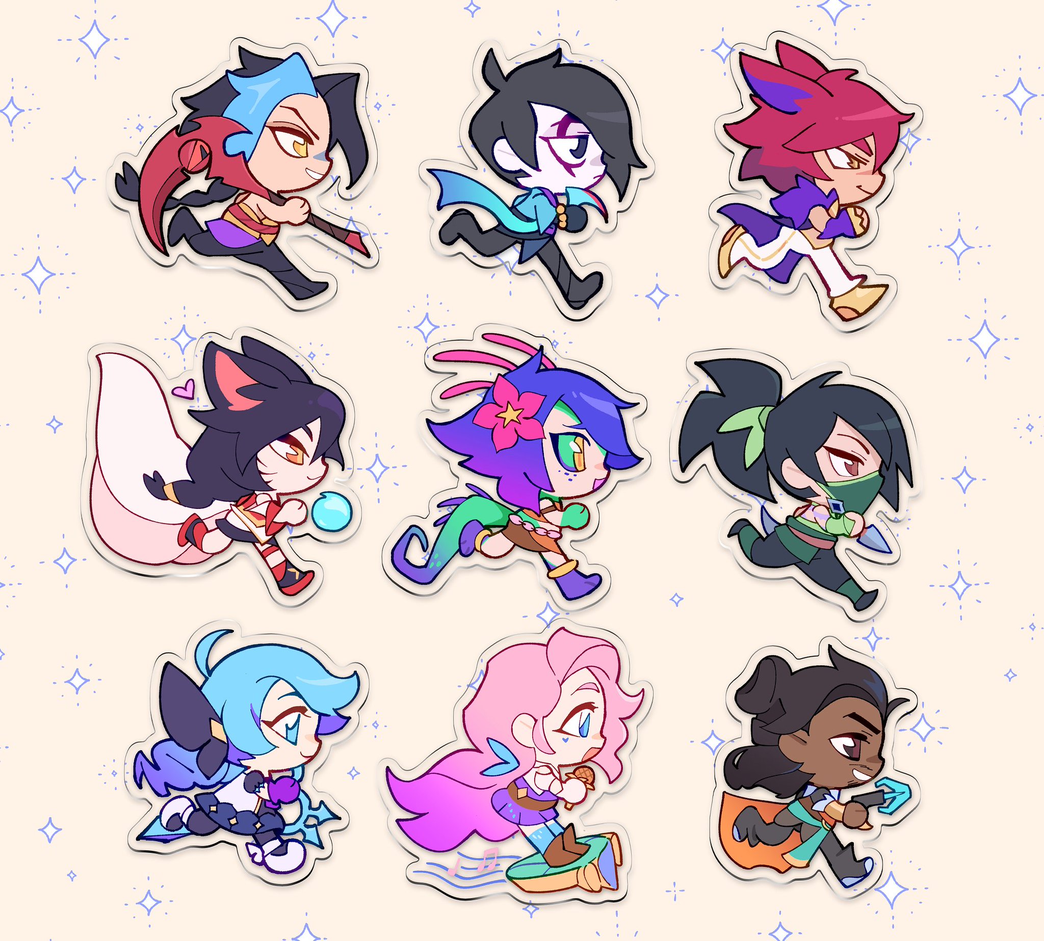 Flu on Twitter: "[💖RTs] LoL Runners Vol 2 and two more val charms up in the store today! (link ...