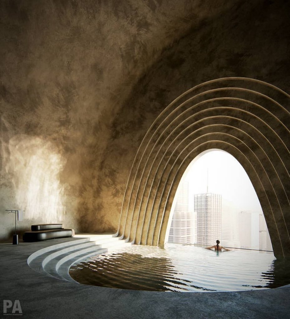 ParametricArchitecture on Twitter: "“Catenary Waves”, an architectural concept with an amazing ...