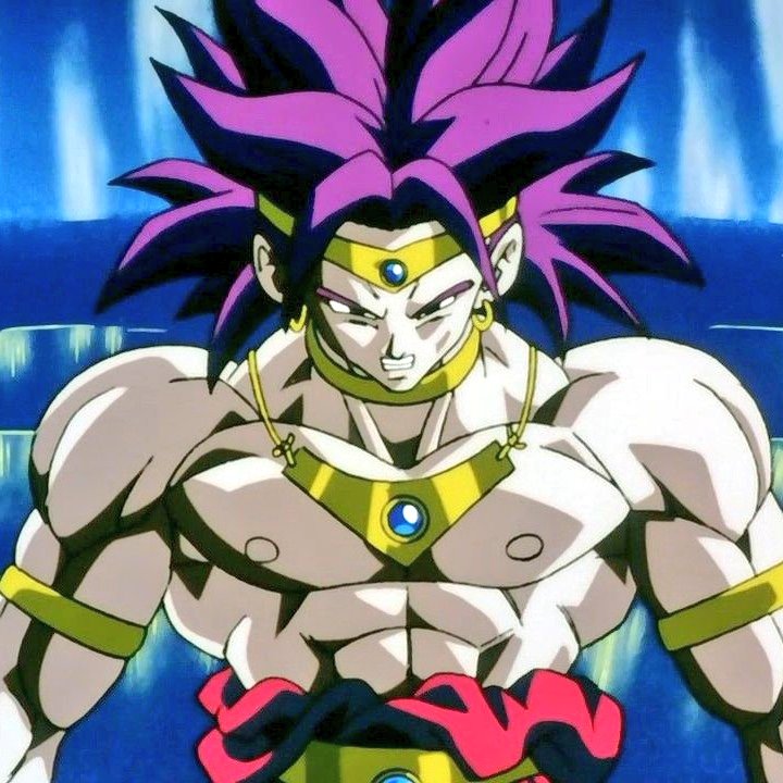 Broly Purple Hair