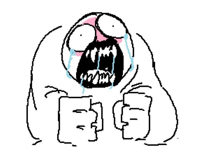 Freaked Out Face Drawing