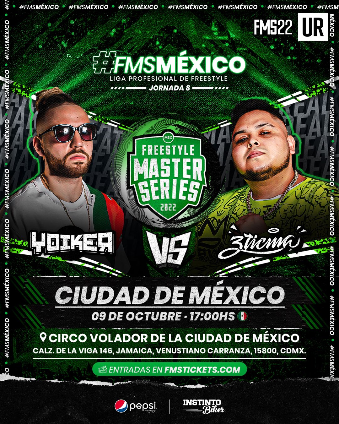 FMS México 🇲🇽 on Twitter: "¡Yoiker 🆚 Zticma es la tercera batalla confirmada de la Jornada 8️⃣ ...