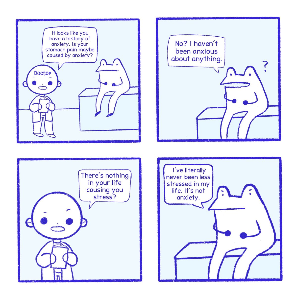 「i am very calm 🙃 」|rachel 🐸 reichenbachの漫画