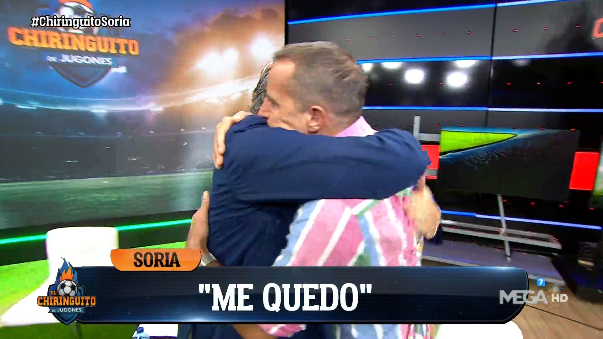 El Chiringuito TV on Twitter: "🎉🎉"𝙌𝙐𝙄𝙀𝙍𝙊 𝙎𝙀𝙂𝙐𝙄𝙍 𝙀𝙉 @elchiringuitotv"🎉🎉 👏@cristobalsoria... SE ...