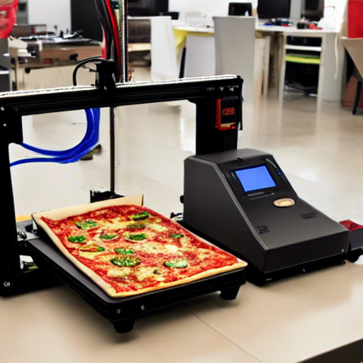 3d Printer Food Pizza