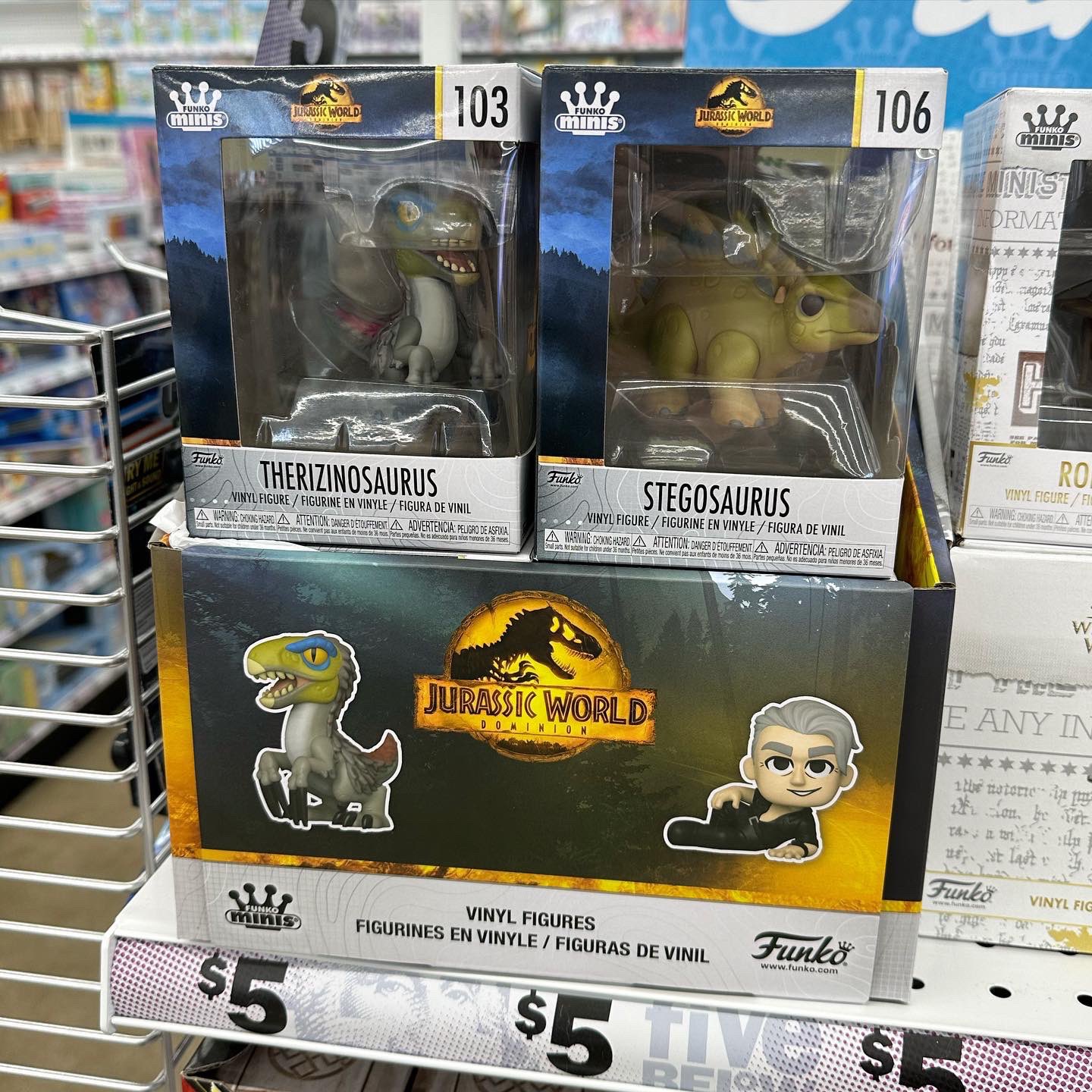 Collect Jurassic on Twitter: "FIVE BELOW FUNKO MINIS! Jurassic World Dominion “open box” Mini ...