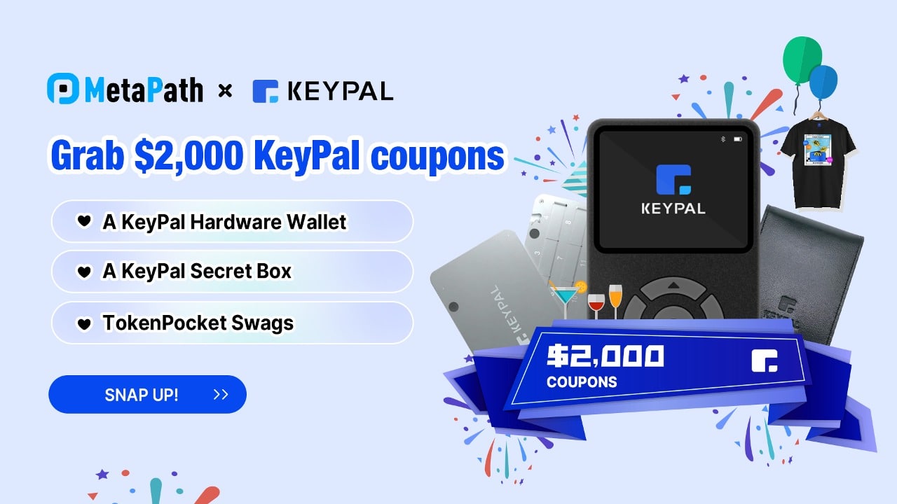 MetaPath on Twitter: "#Giveaway $2,000 @KeyPalWallet Coupons! Tasks🔽 Follow @KeyPalWallet ...