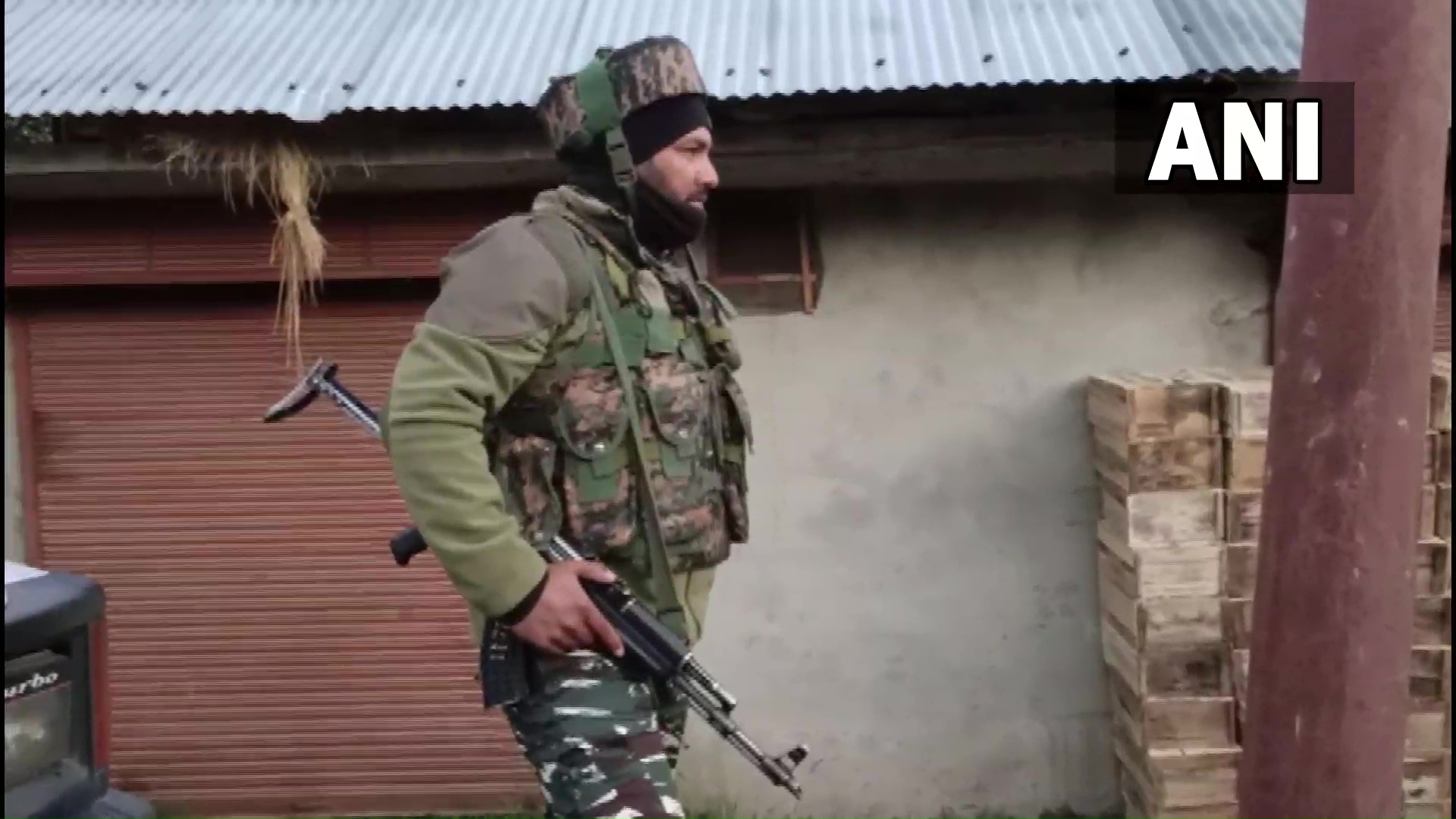 ANI on Twitter: "J&K | An encounter underway between terrorist(s) & security forces at the ...