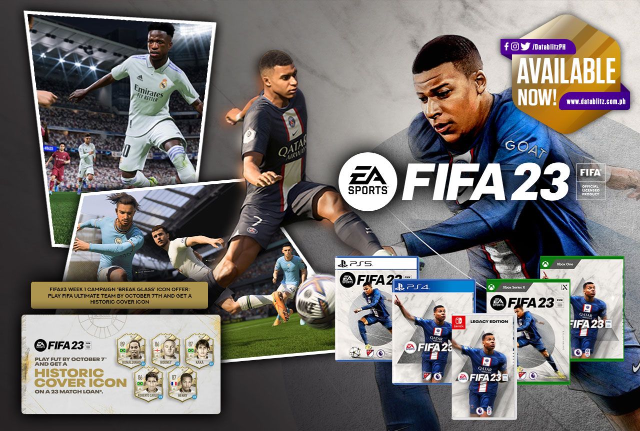 DataBlitz on Twitter: "EXPERIENCE THE PINNACLE OF FOOTBALL. ⚽ Fifa 23 for PS4/ PS5/ XB1/ XBSX ...