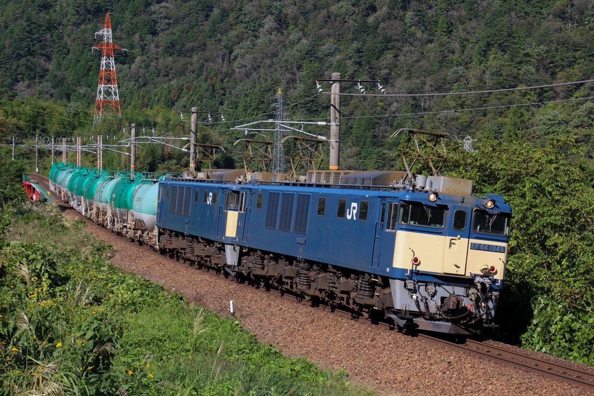 KAZU かず on Twitter: "2022.9.30 9089レ EF64 1045 + 1023 + タキ10両 定番の伊奈川で下りロクヨン重連は今まで撮ったことがなかったので、機会 ...