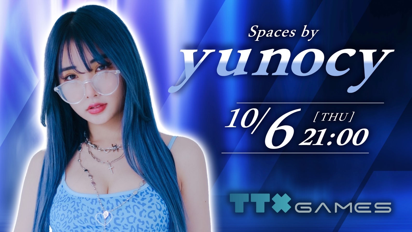 TTX GAMES on Twitter: "TTXGAMES ️yunocy Live space on Thursday 10/6, 12:00 p.m. UTC🎮. KENKA ...