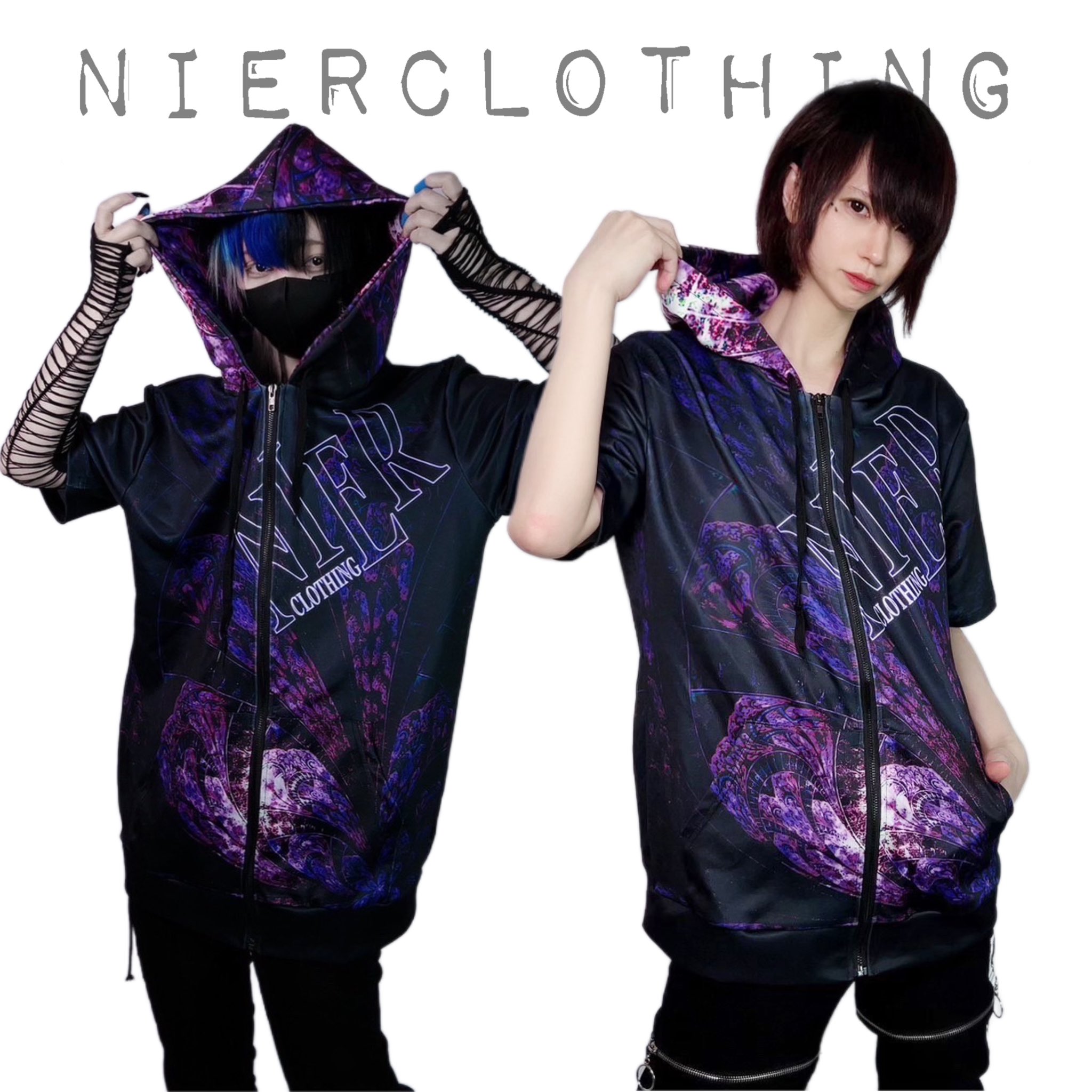 NIER CLOTHING on Twitter: "🚫新作案内🚫 【NieR PHANTOM ZIP OUTER】 長袖とのレイヤードスタイルも可愛く決まるビジュアル映えするオリジナル総柄 ...