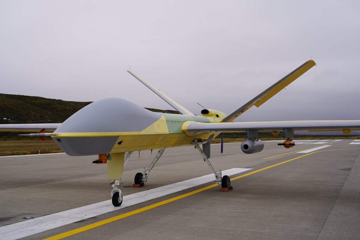 China’s self-developed Wing Loong-2H UAV on Tuesday successfully ...