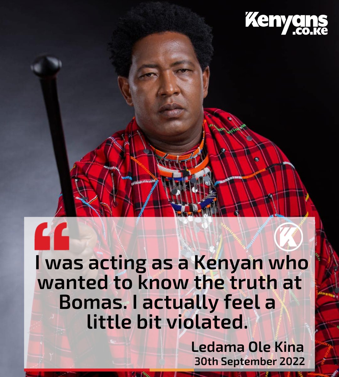 Kenyans.co.ke on Twitter: "Senator Ledama responds to the chaos that happened at the Bomas ...