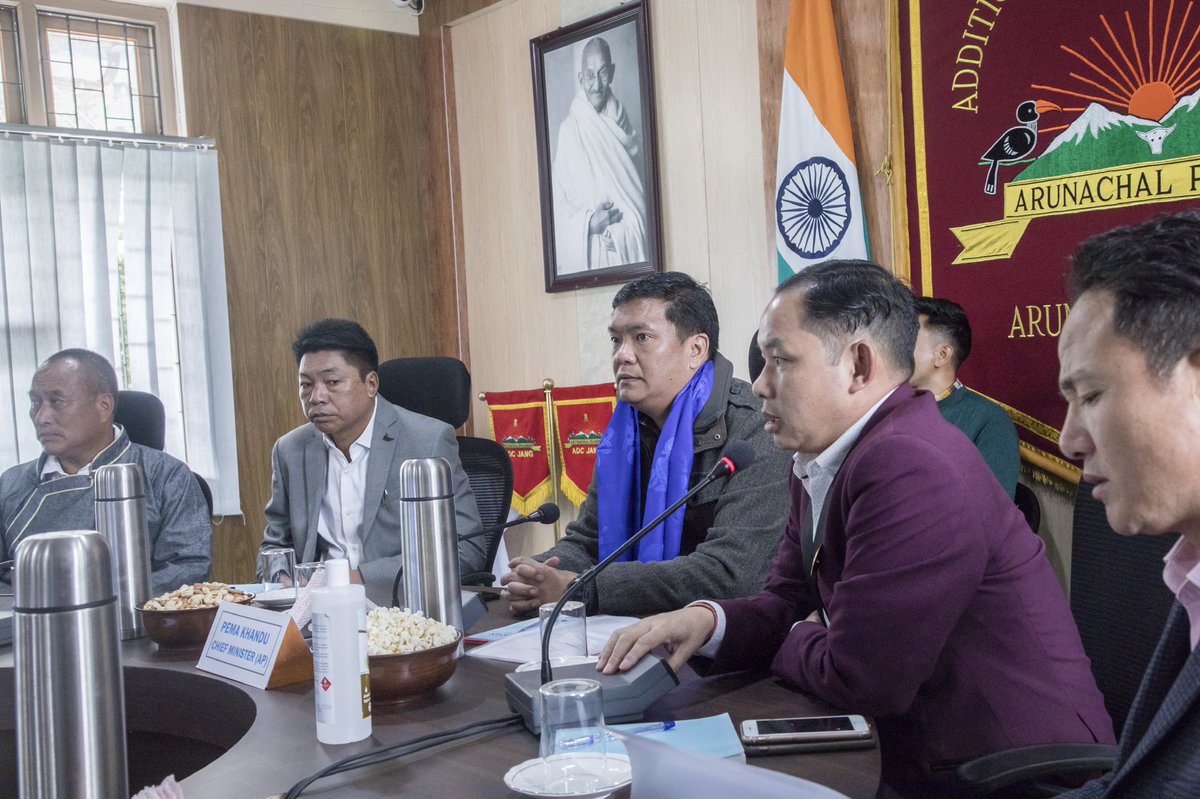 Pema Khandu པདྨ་མཁའ་འགྲོ་། on Twitter: "Chaired 2nd Quarterly Meeting ...