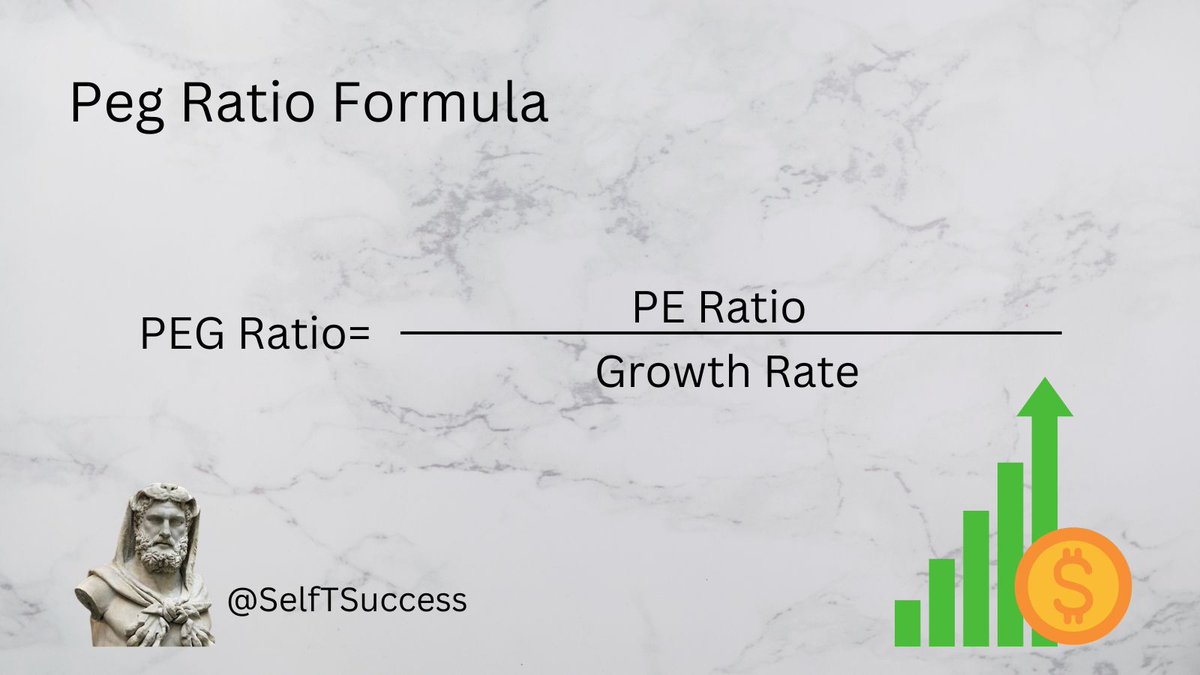 What is a PEG ratio and how is it used when evaluating stocks? //Thread// - Thread from Self ...