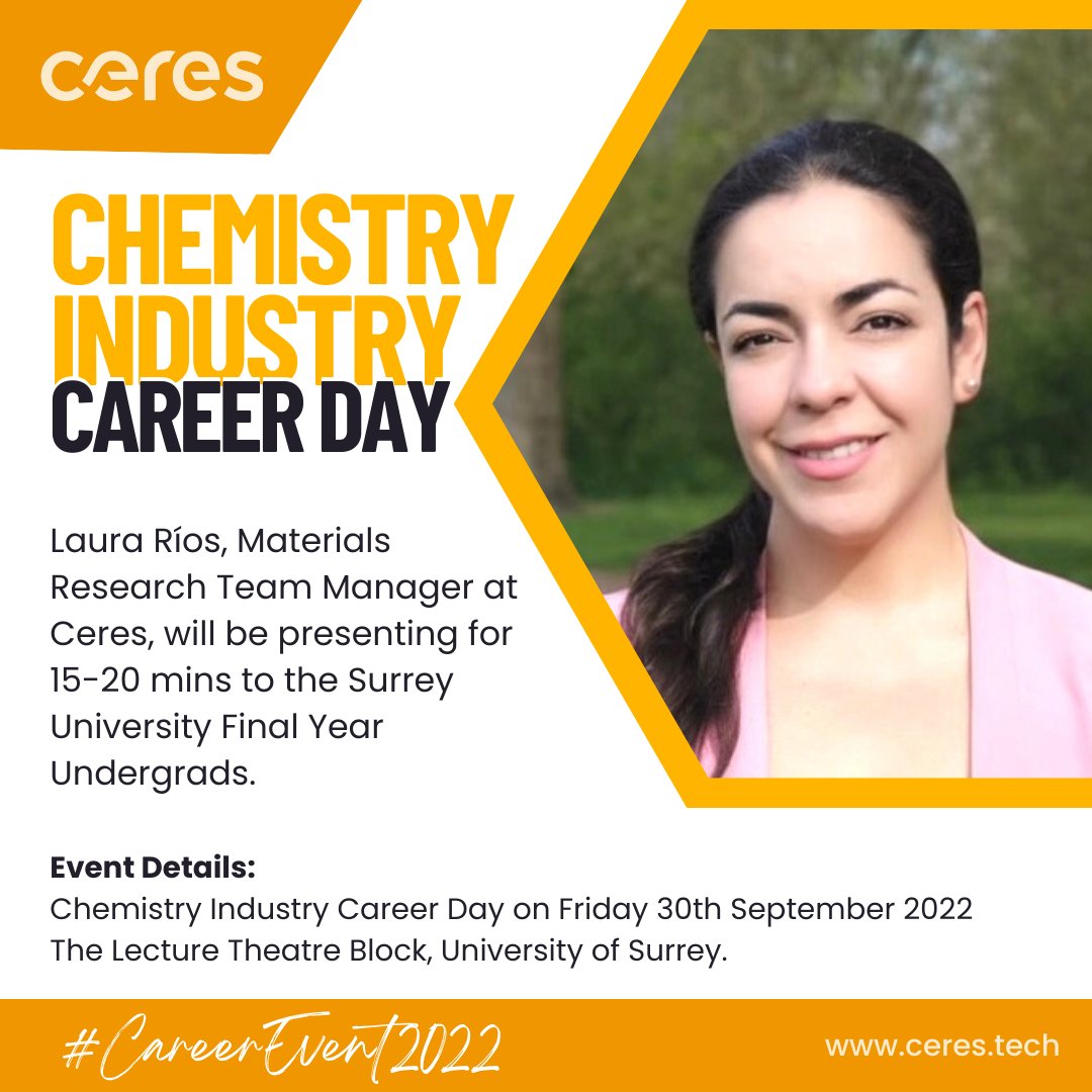 Ceres on Twitter: "Laura Ríos, Materials Research Team Manager at Ceres, will be presenting to ...