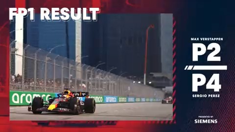 Oracle Red Bull Racing on Twitter: "Getting started in Singapore 🏁 Max finishes FP1 in P2 with ...