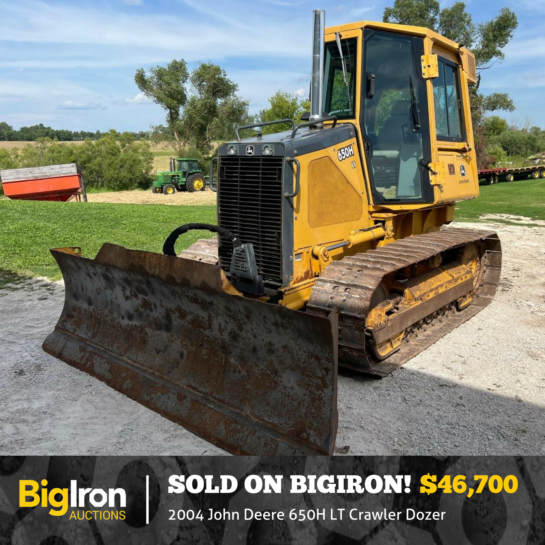BigIron Auctions on Twitter: "Auction Highlight: This 2004 John Deere 650H LT Crawler Dozer in ...
