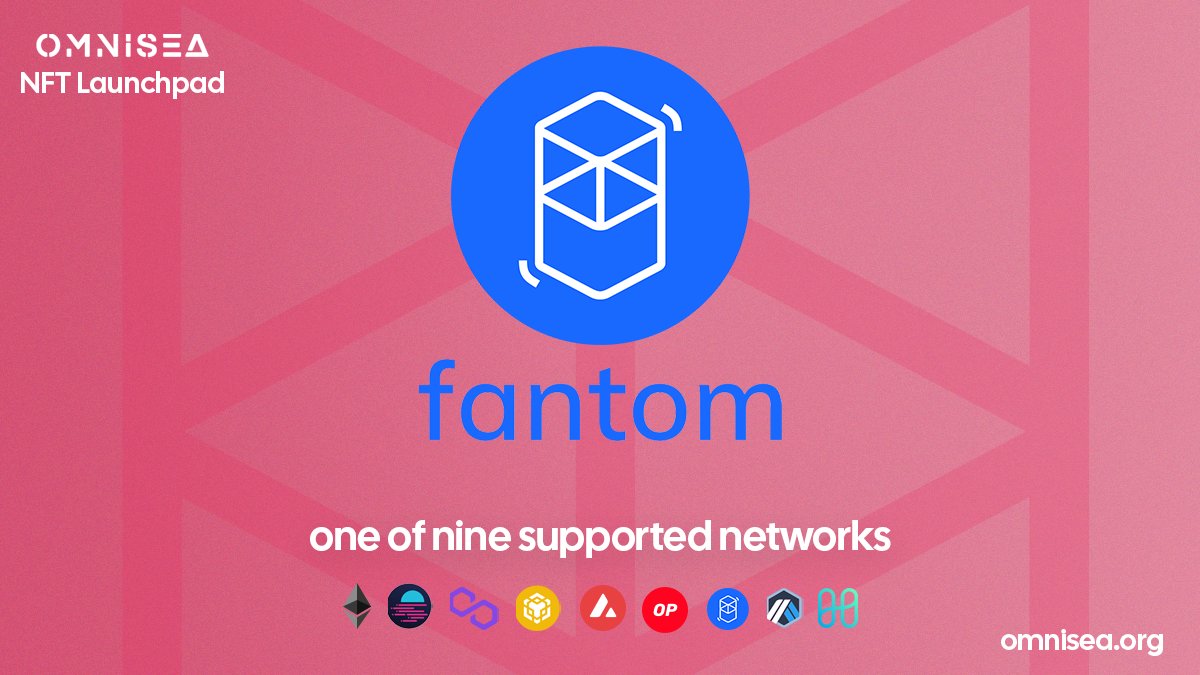 Omnisea - Mainnet is Live! on Twitter: "1/4 Fantom Network @FantomFDN is one of nine supported ...