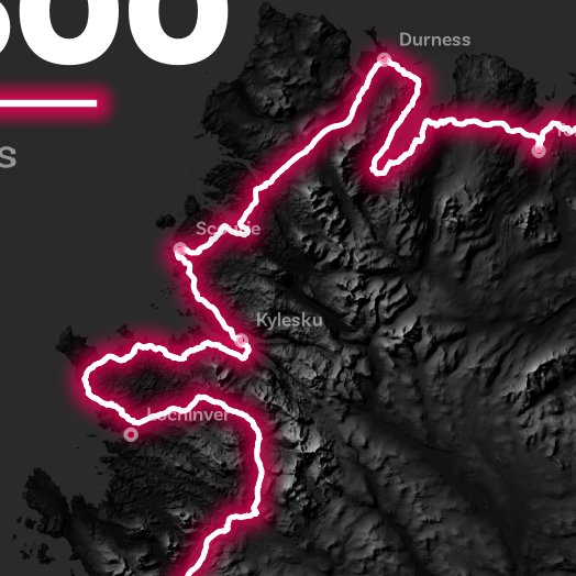 It's a pretty straightforward route from Inverness to Muir of Ord ...