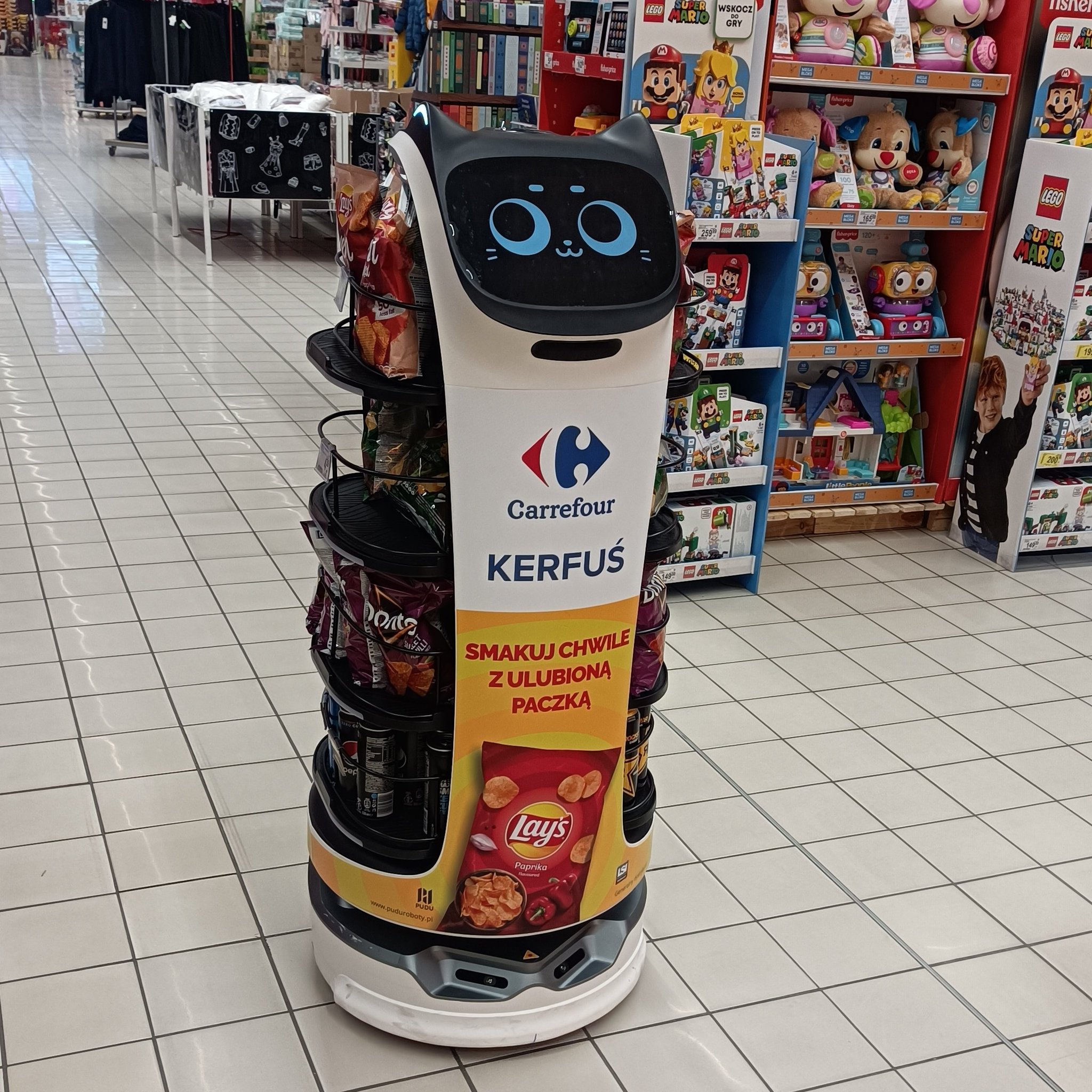 veronica on Twitter: "widziałam dziś takiego cute robotka i on sobie tak jeździ i mówi “witamy w ...