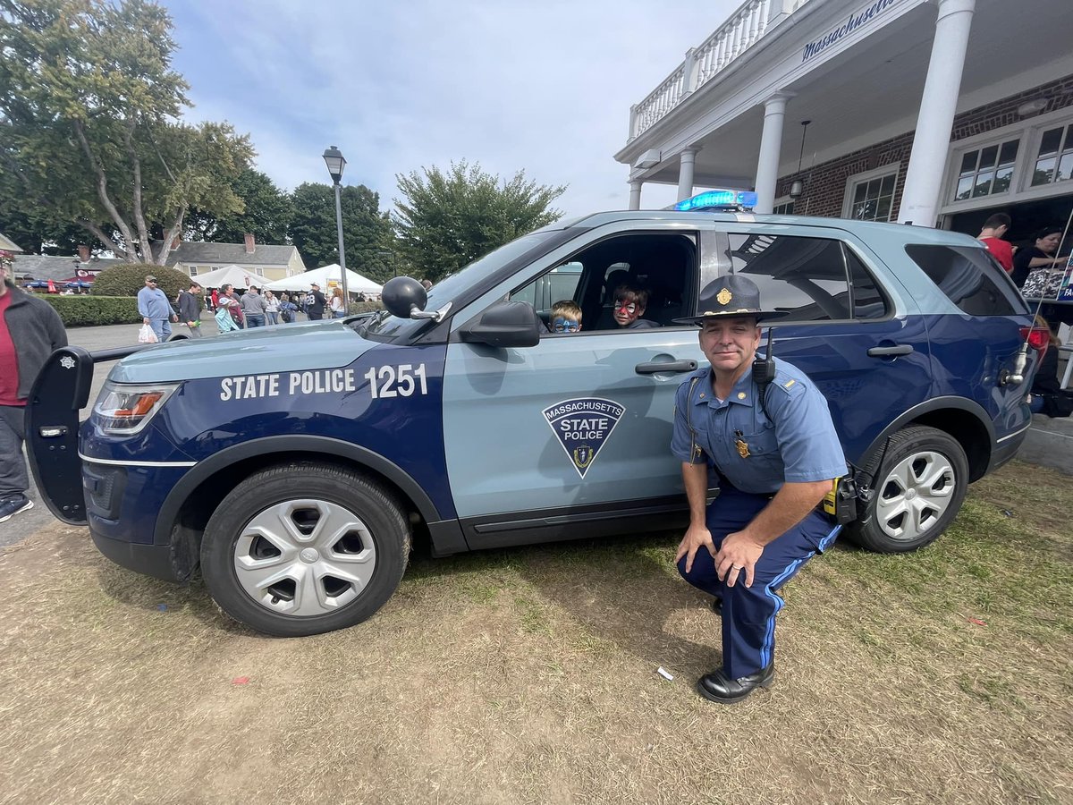 Lt. Brian Clapprood got to pose for a photo with superheroes Camden and ...