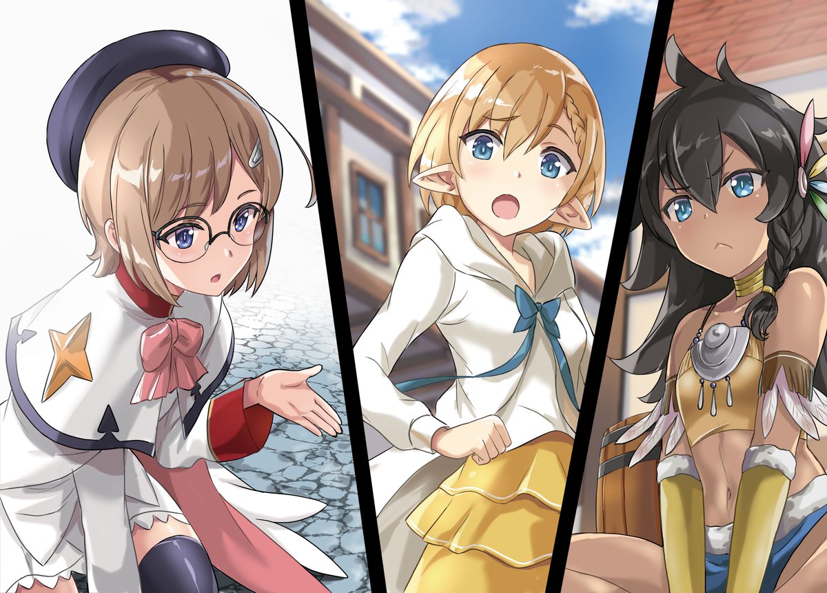 サイトウアユム＠「クロの戦記10」大好評発売中 on Twitter: "RT @saitoayumu1: 10月1日は #メガネの日。という訳で「#クロの戦記」からエリルです。 公式サイト ...