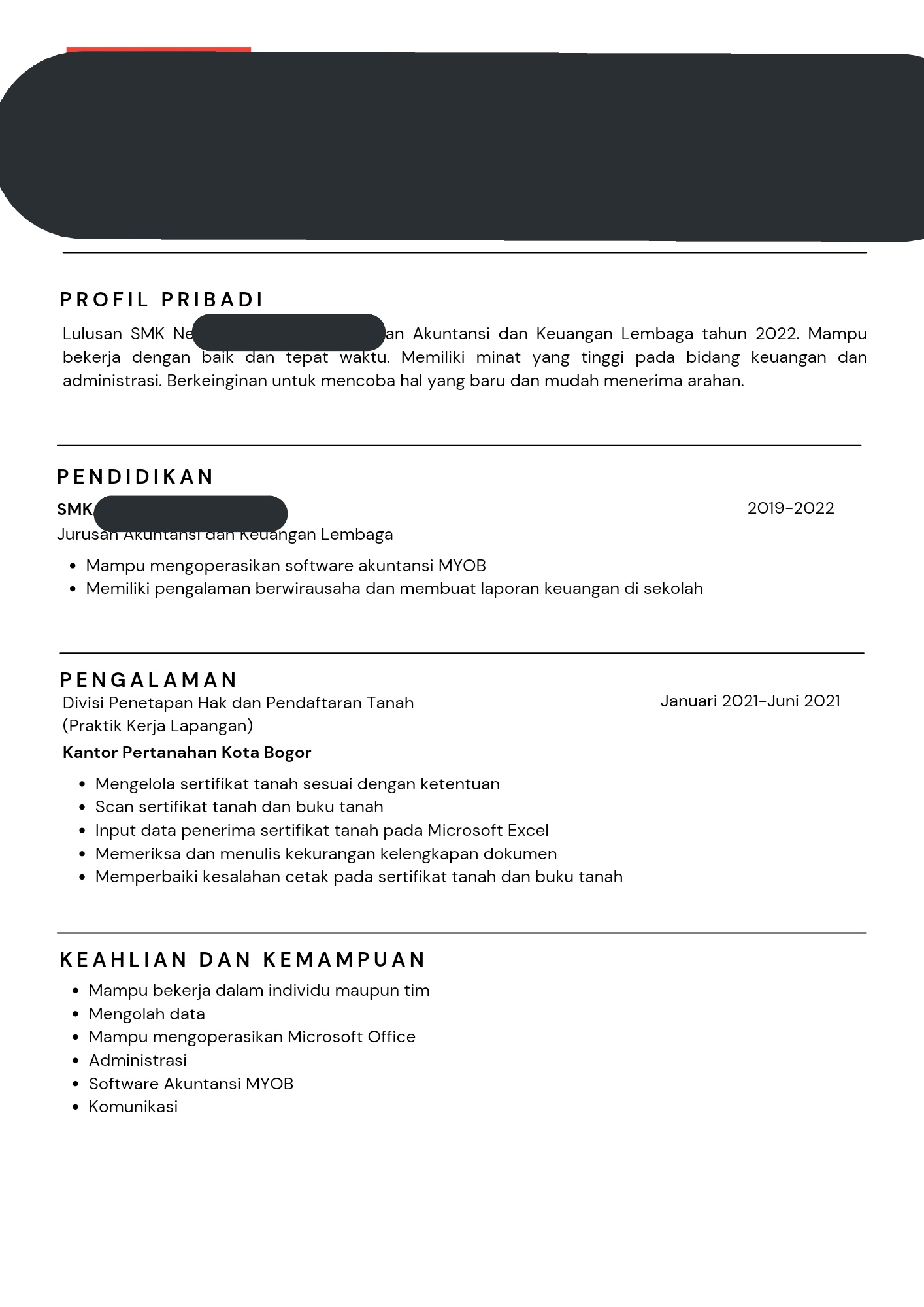 BACA RULES DI (bit.ly/worksfess) on Twitter: "Work! boleh minta tolong review CV aku ga? ini ...