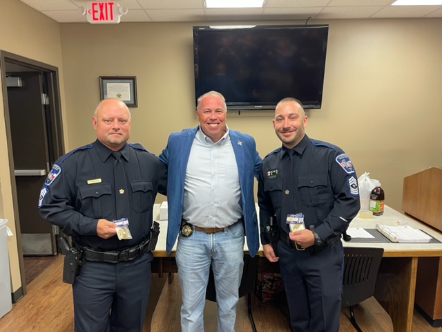 Constable Precinct 3 on Twitter: "This morning Constable Ryan Gable promoted Deputy Justin ...