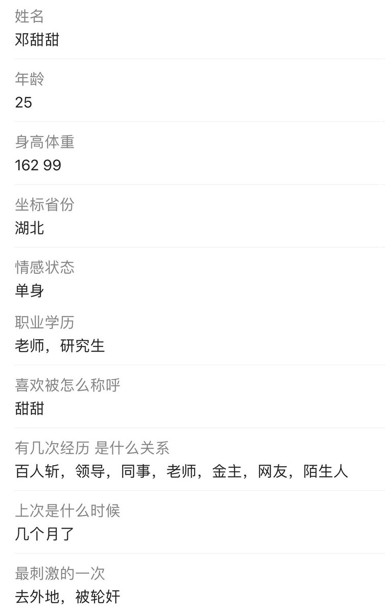 Percocets(接投稿) On Twitter 第30位提交问卷的小姐姐坐标在河北 已经达成百人斩 问卷里第一位100性经历的 欢迎反差小姐姐来填问卷 母狗 母猪 骚货 曝光