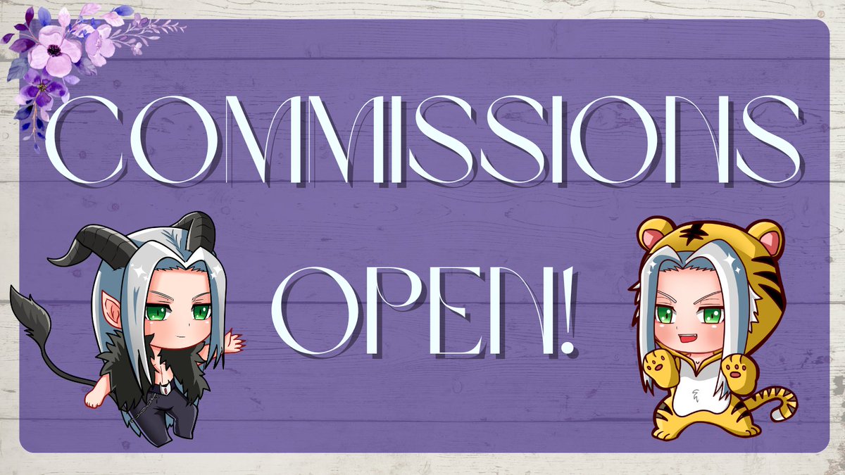 Kyuubi🦊Aeriseph zine on Twitter: " COMMISSION OPEN Hello! I'm opening up my commission ...