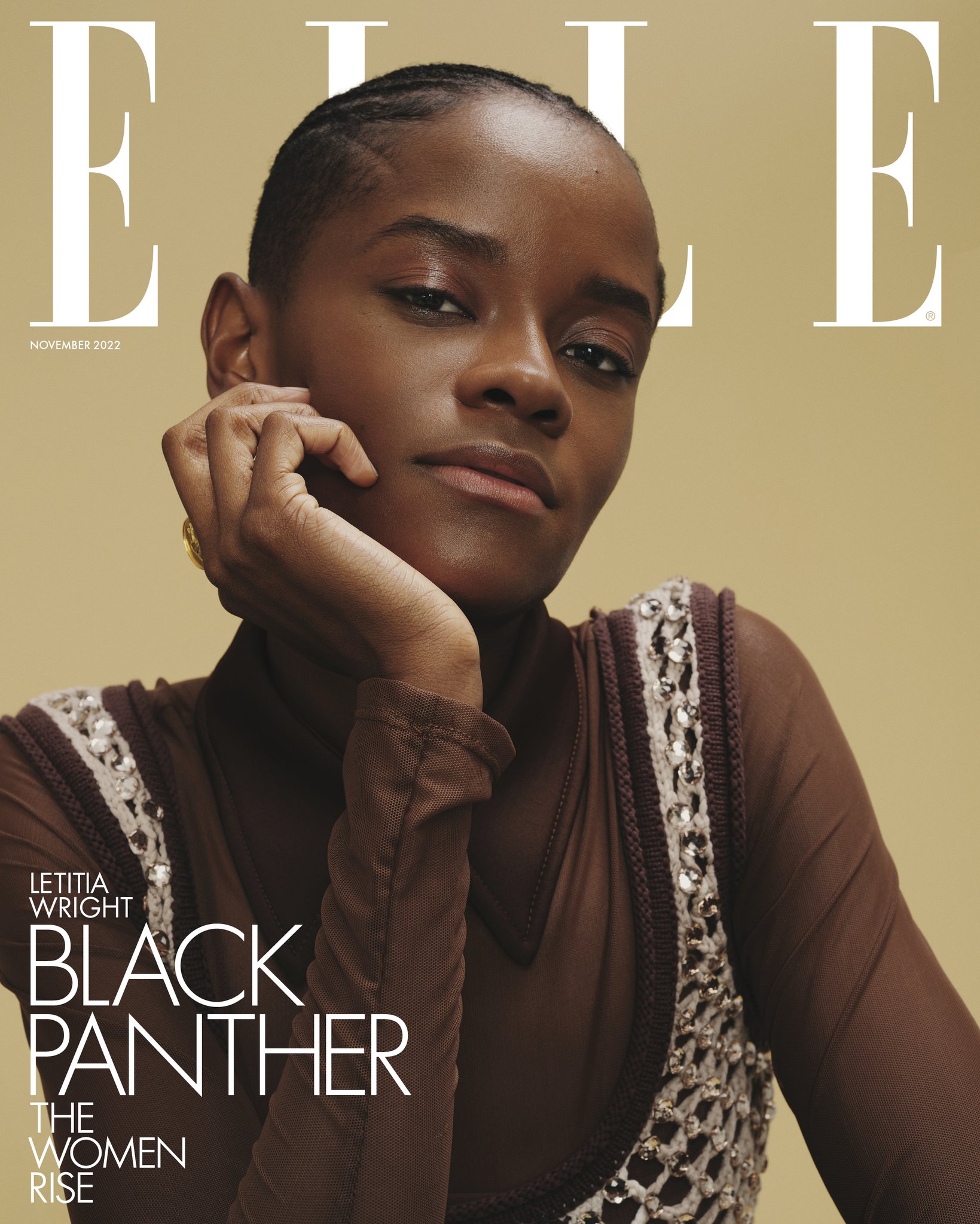 Black Panther on Twitter: "The women rise. Check out brand-new @ElleUK covers of Letitia Wright ...
